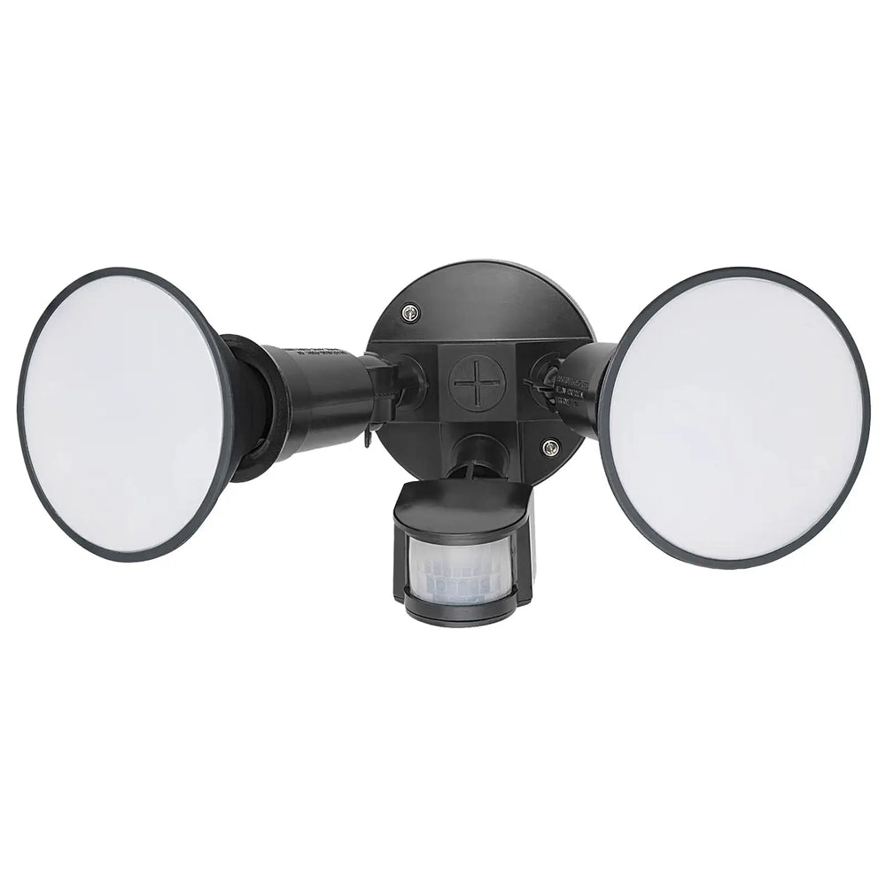 Arlec Black Grid Connect Smart 20W Security Sensor Flood Light with Mo
