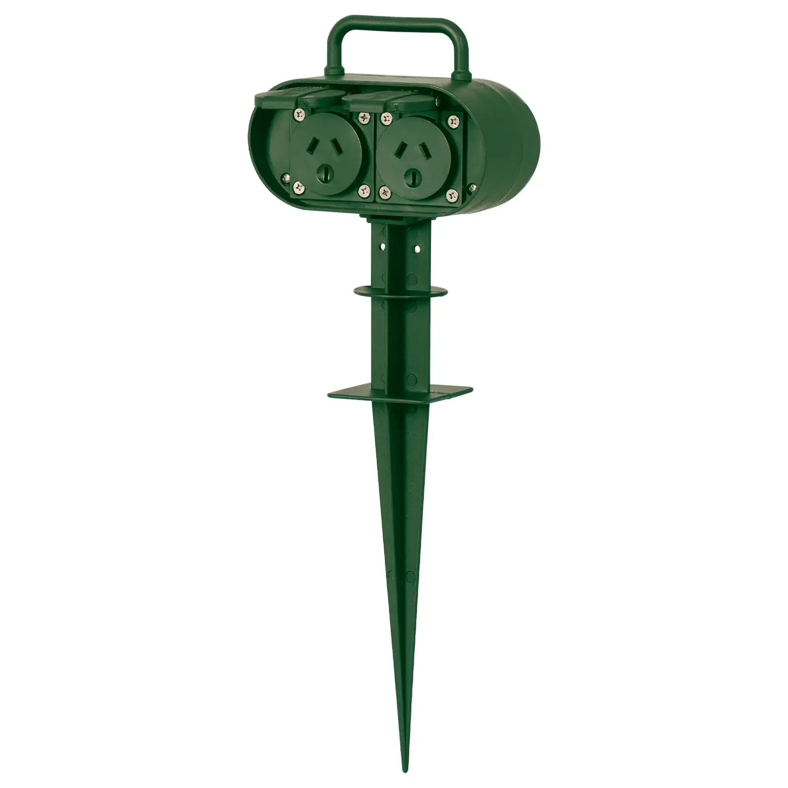 Arlec Green 2-Outlets Outdoor Garden Stake Powerboard