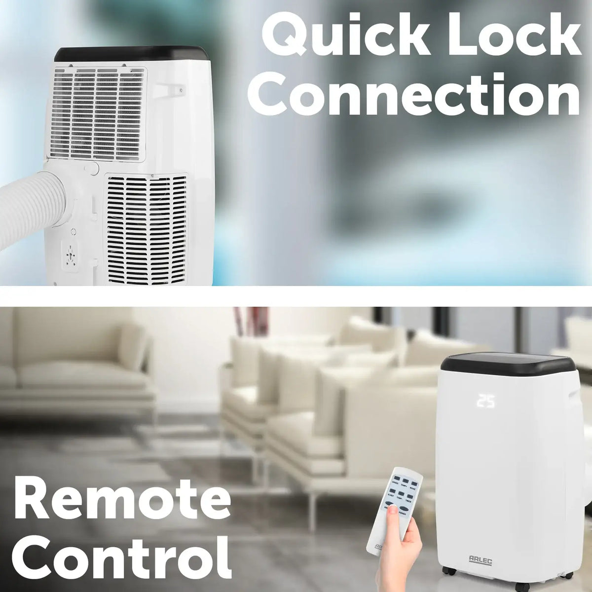 Arlec White 3.3KW Portable Air Conditioner