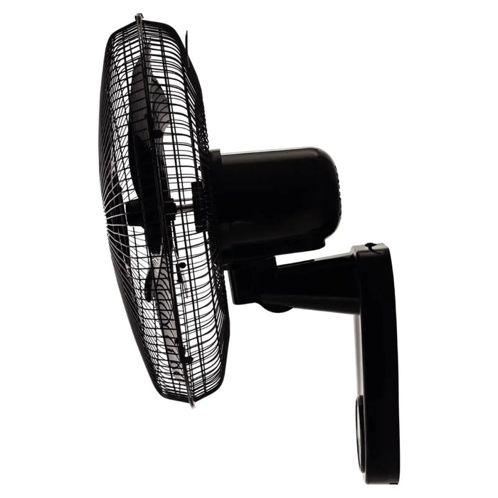 Arlec Black 40cm 5-Blade Wall Fan with Remote Control