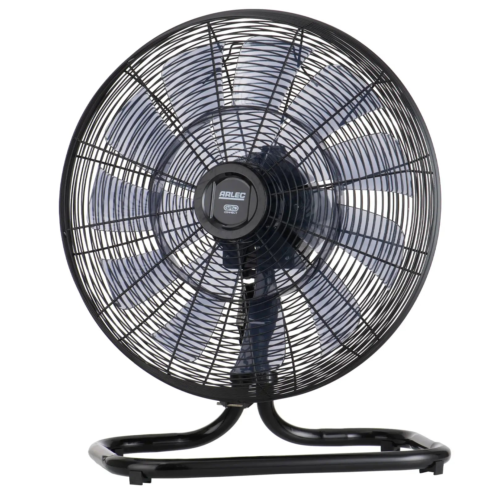 Arlec Black 45cm 18-Blade Grid Connect Smart DC Floor Fan