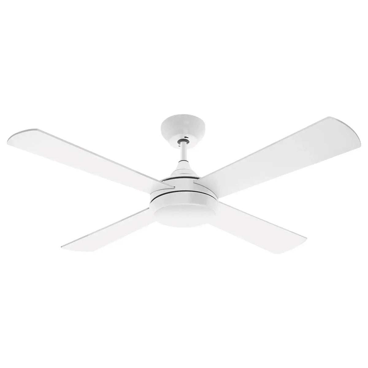 Arlec Boston II White 4-Blade 130cm DC Ceiling Fan With CCT Light and