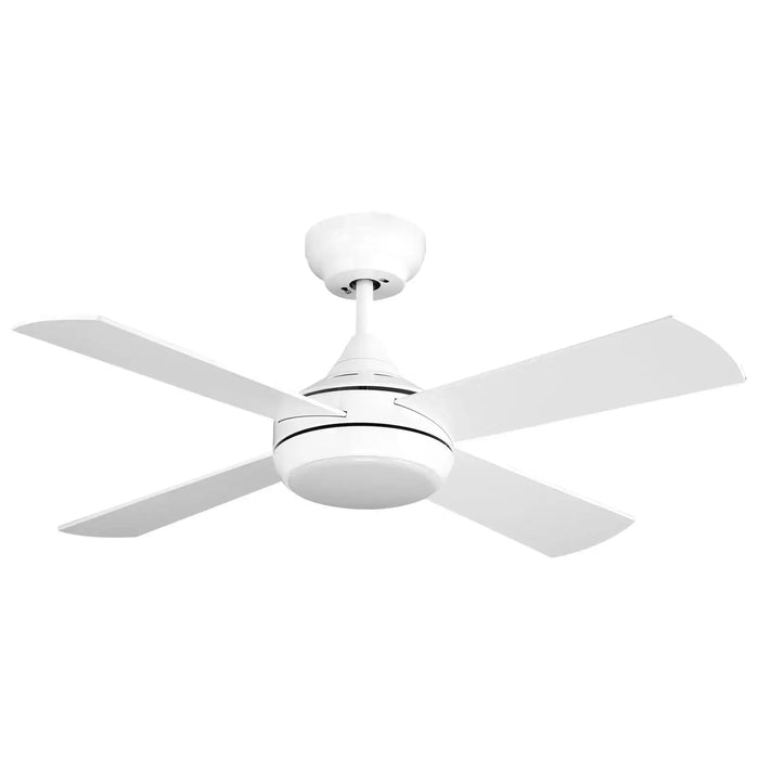 Arlec Boston II White 4-Blade 91cm DC Ceiling Fan with CCT and Remote