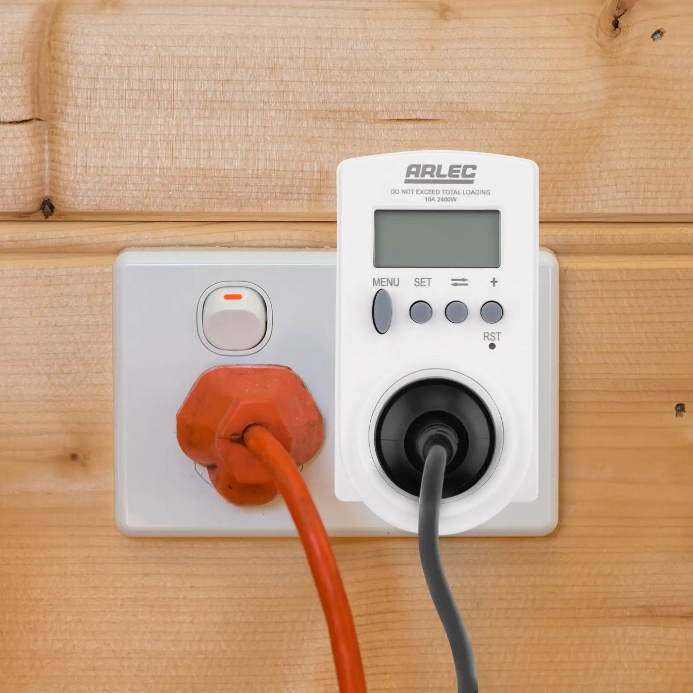 Arlec White Energy Cost Electrical Meter