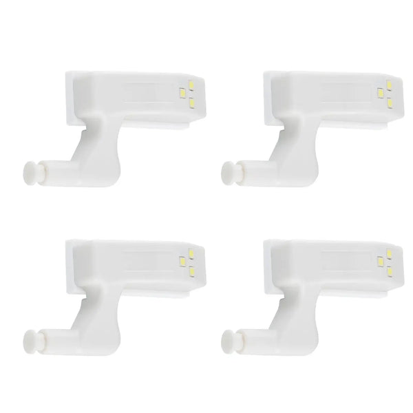 Arlec White LED Cupboard Hinge Light - 4 Pack